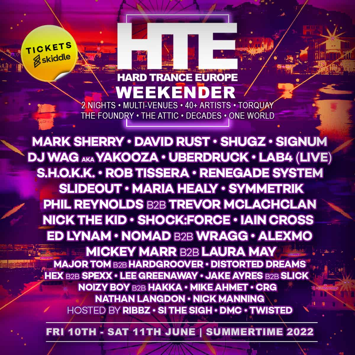 Hard Trance Europe Weekender 2022 - The Foundry Torquay