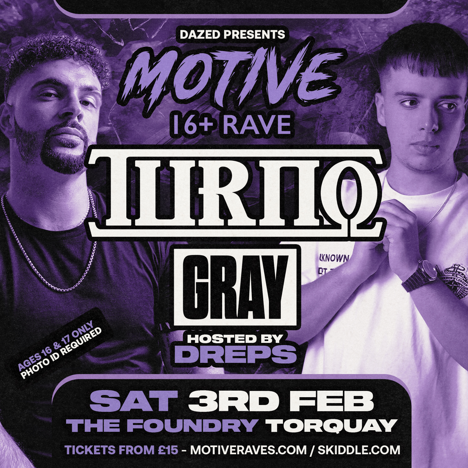Torquay 16+ DNB Rave W/ Turno & Gray - The Foundry Torquay